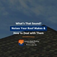 Noises Your Roof Makes & How to Deal with Them